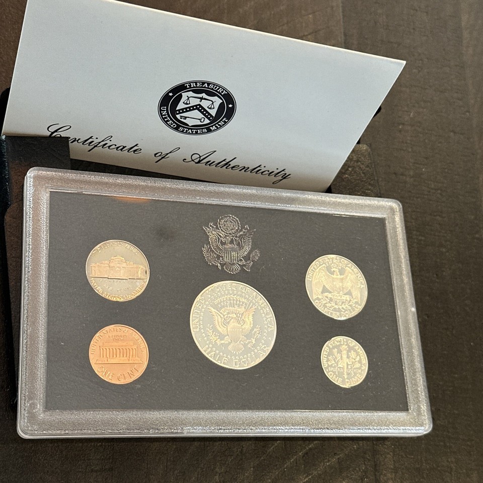 1994 US Mint Silver Proof Set COA Box | eBay