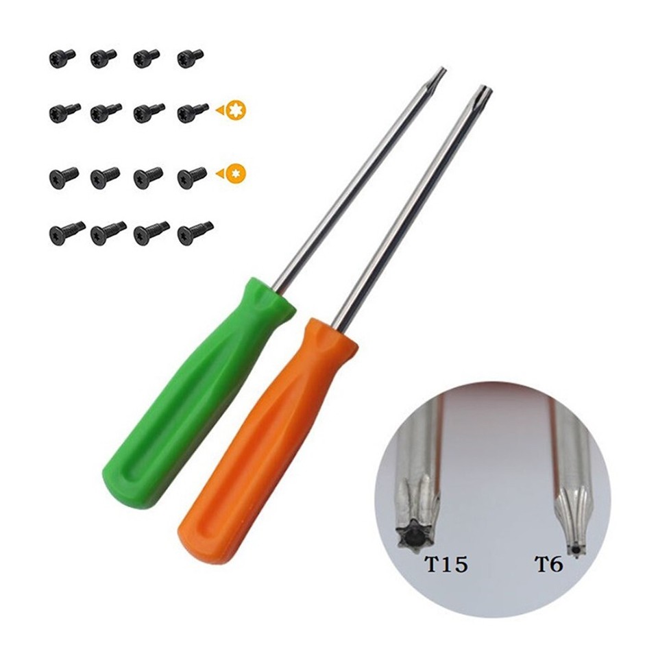 16Pcs Security Screws Ring Doorbell Magnetic Torx Screwdriver T6 T15 ...