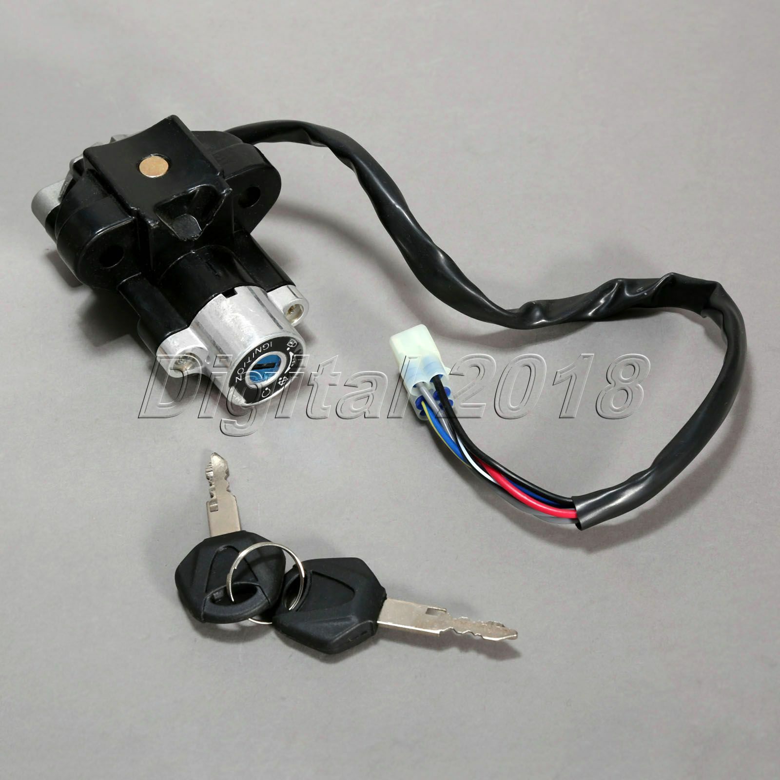 Motorcyle Ignition Switch w/ Keys For Suzuki GSXR 600 750 GSX-R600 GSX ...