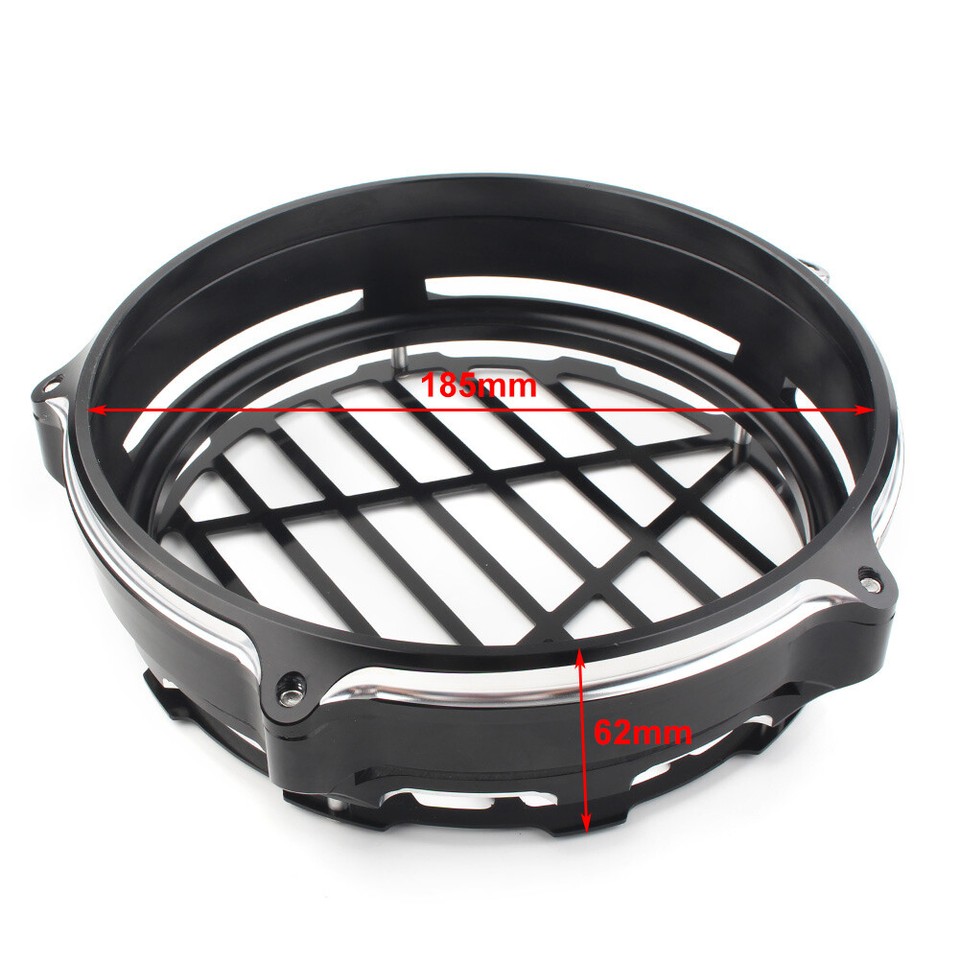 Black Headlight Guard Bezel Trim Ring Headlamp Grille Cover for BMW R9 ...