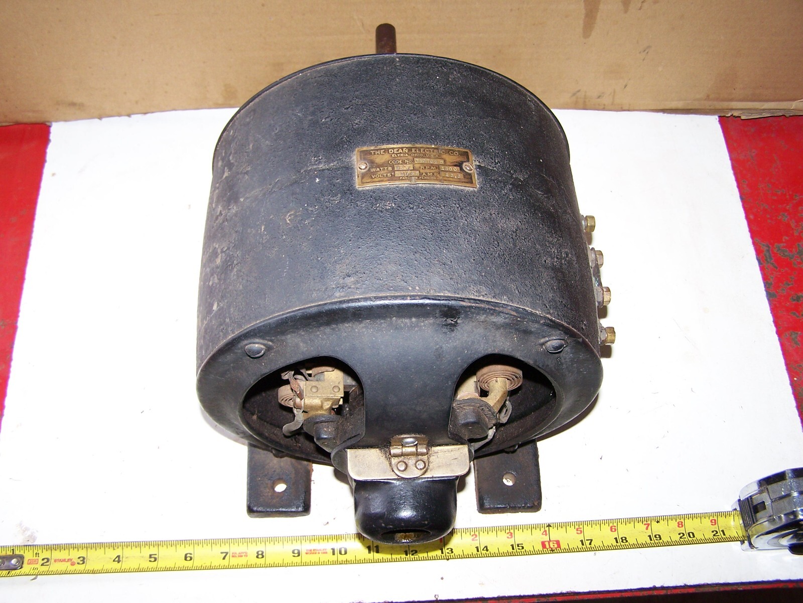 DEAN Belt Driven GENERATOR DYNAMO Hit Miss Gas Engine Steam Tractor ...