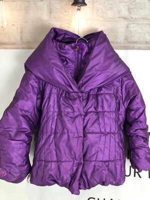 Obermeyer Warm Winter Ingenue Jacket Purple Large Hood Waterproof ...