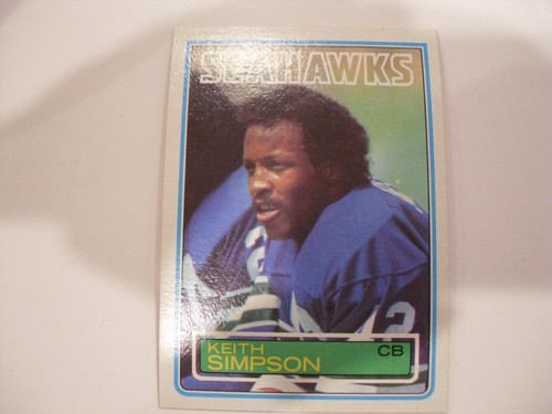 1983 Topps #390 Keith Simpson Seattle Seahawks Football Card D1 | eBay