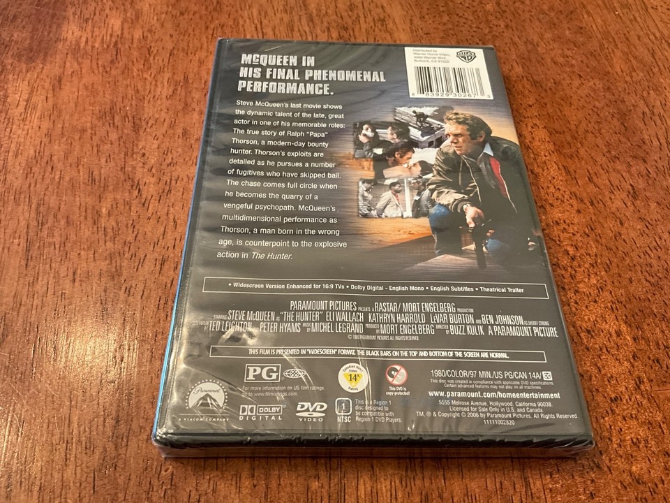 The Hunter (DVD) – Steve McQueen’s Final Action Film - New, Sealed | eBay