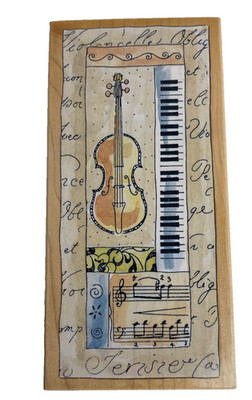 Penny Black 2390L Music Collage Rubber Stamp – Jehane Boden Spiers 2002 ...