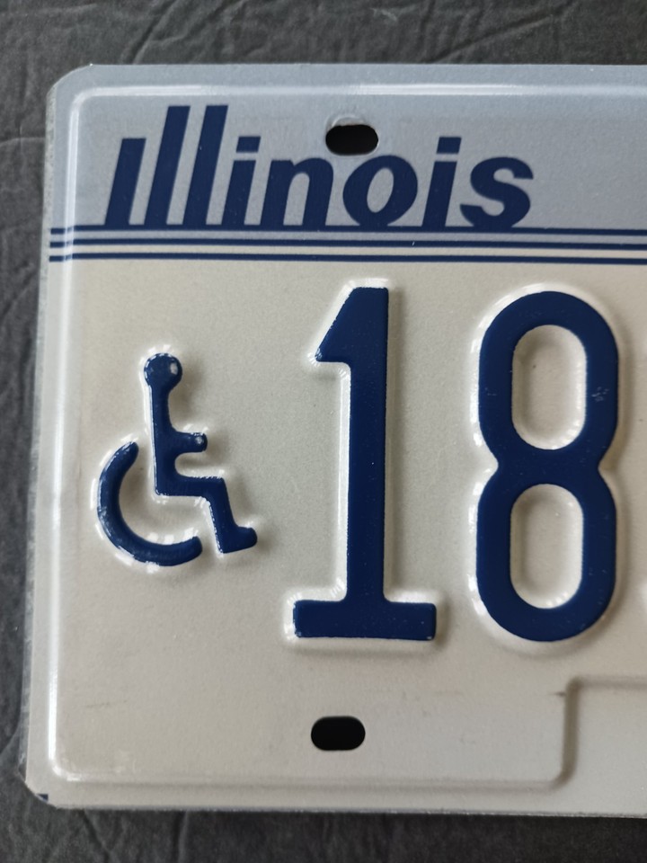 2003 Illinois Disabled IL License Plate 183 180 Land of Lincoln | eBay