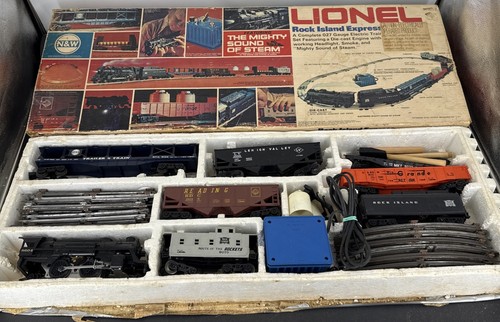 Vintage Lionel Rock Island Express 027 Gauge Electric Train Set No. 6 ...