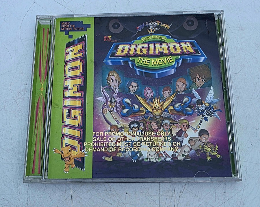 Digimon (Original Soundtrack) by Various (CD, 2000) Tested PROMO COPY