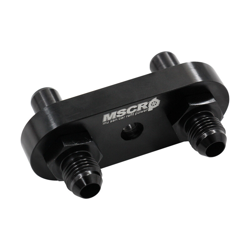 Transmission Cooler Line Adapter Plate with 6AN Fittings Seal 6L80E ...