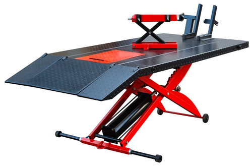 XK MJ200 1100LB Air Operated Motorcycle ATV Lift Table With Side ...