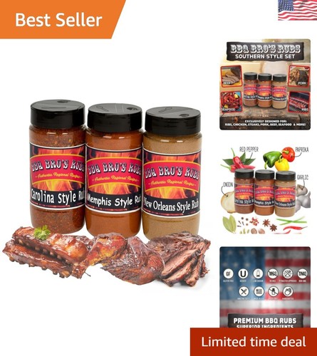 BBQ Spice Set - Memphis, Carolina, & New Orleans Styles, 29 Oz Total | eBay