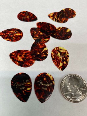 Fender 358 Shape Classic Celluloid Picks Shell 12-pack | eBay