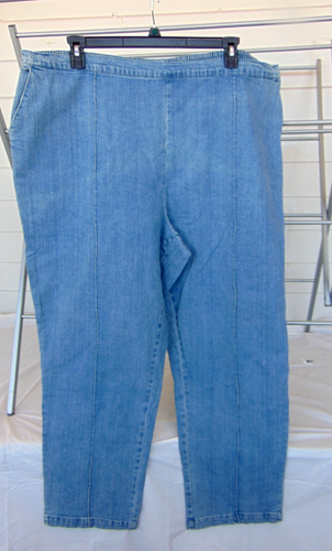 d&co Size 3X Women’s Pull On Pants Elastic Waistband Stretch Inseam 28 ...