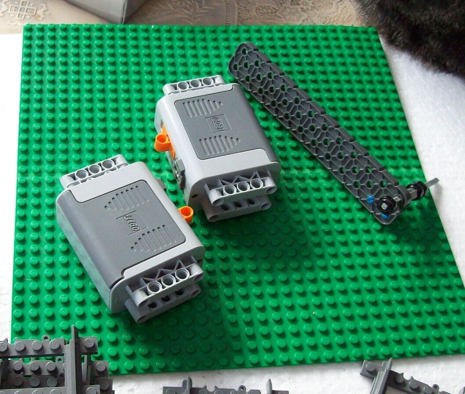 Lego Train Track & 9v Battery Box Packs, Track #53400,53404,53407, 2 ...