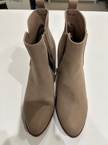 NEW Ladies Tan Suede Booties Size 8 | eBay