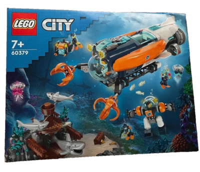 LEGO CITY: Deep-Sea Explorer Submarine (60379) Building Kit 842pcs Set ...
