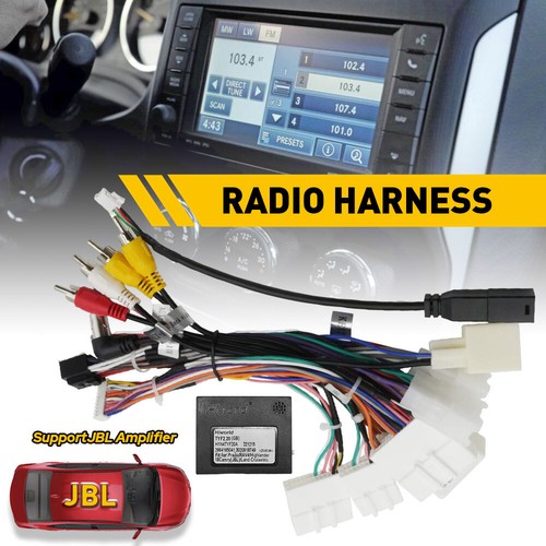 New For Toyota Stereo Car Radio Power Harness Adapter Cable Wire ...