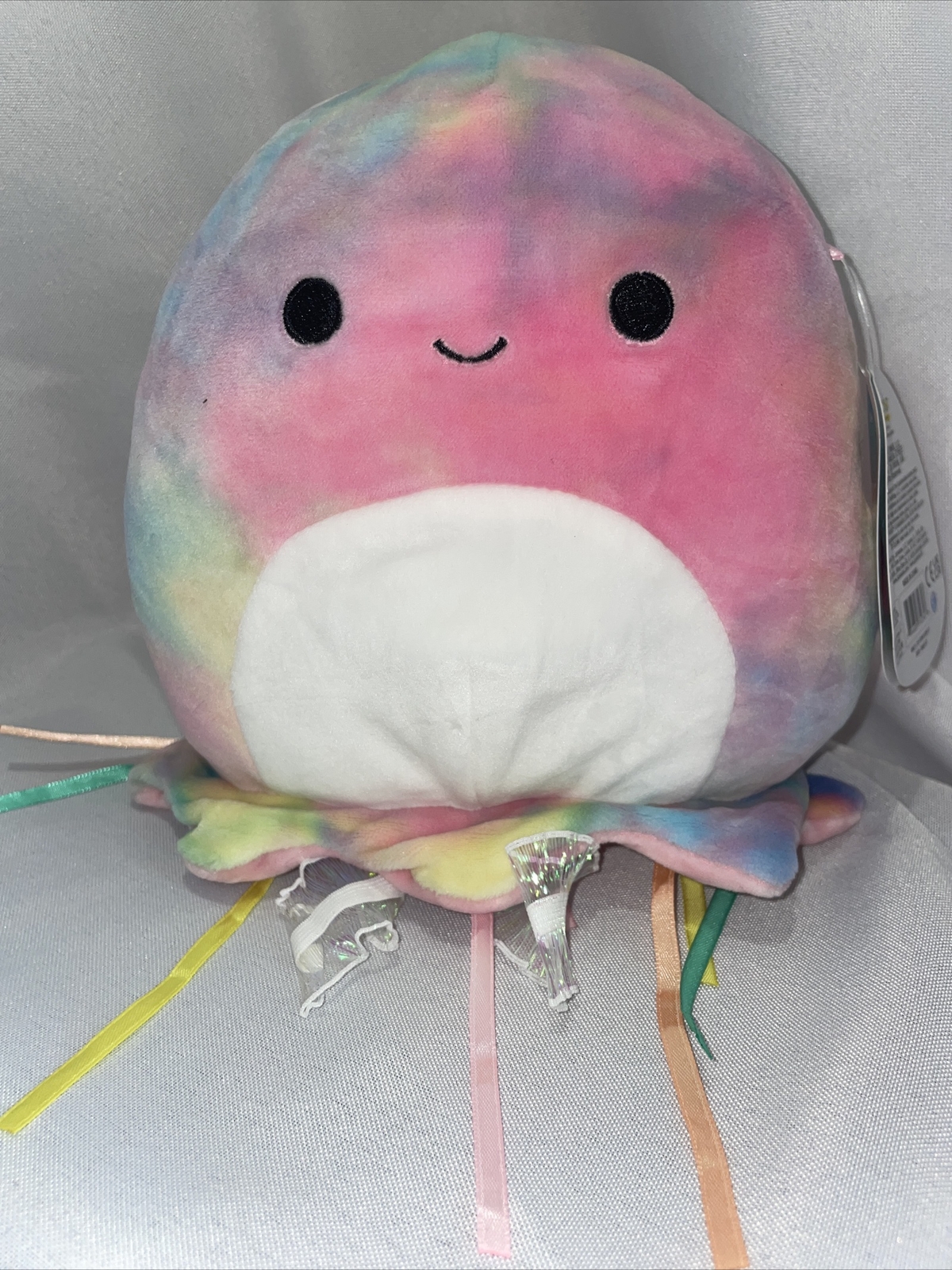 Squishmallow Janet The Jellyfish 7.5”Tie Dye Pink Rainbow Plush ...