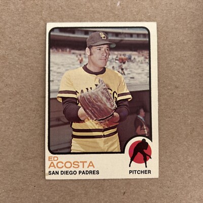 1973 Topps Baseball Ed Acosta San Diego Padres Card #244 | eBay