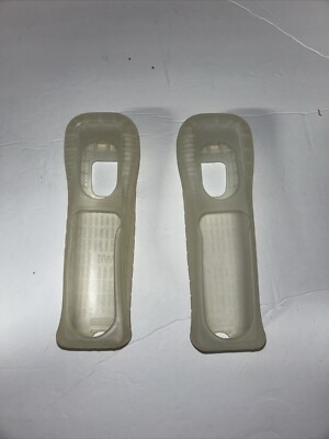 2 Official Rubber/Silicone Protective Skin/Jacket Nintendo Wii Remote ...