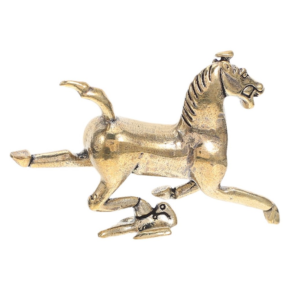 Chinese Bronze Ornaments Vintage Horse Statue Brass Statues Sculpture ...