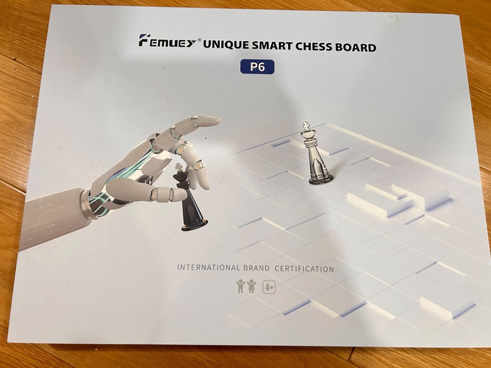 Smart AI Chess Set, Electronic Board Game, LEDs, Rechargeable, Beginner ...