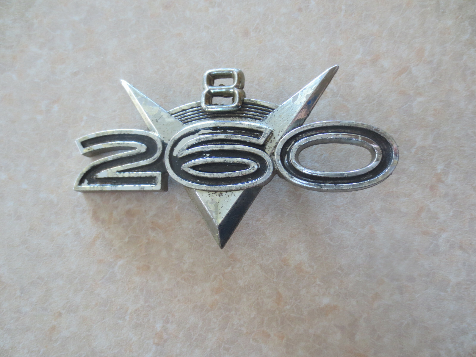 Original 1962 - 1963 Ford Fairlane V8 260 badge - black | eBay