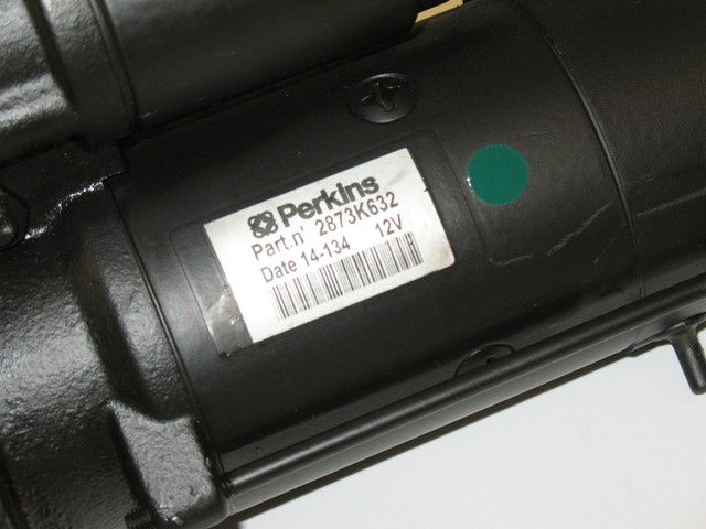 Genuine Perkins 12v Starter Motor 2873k404 2873K632 for sale online | eBay