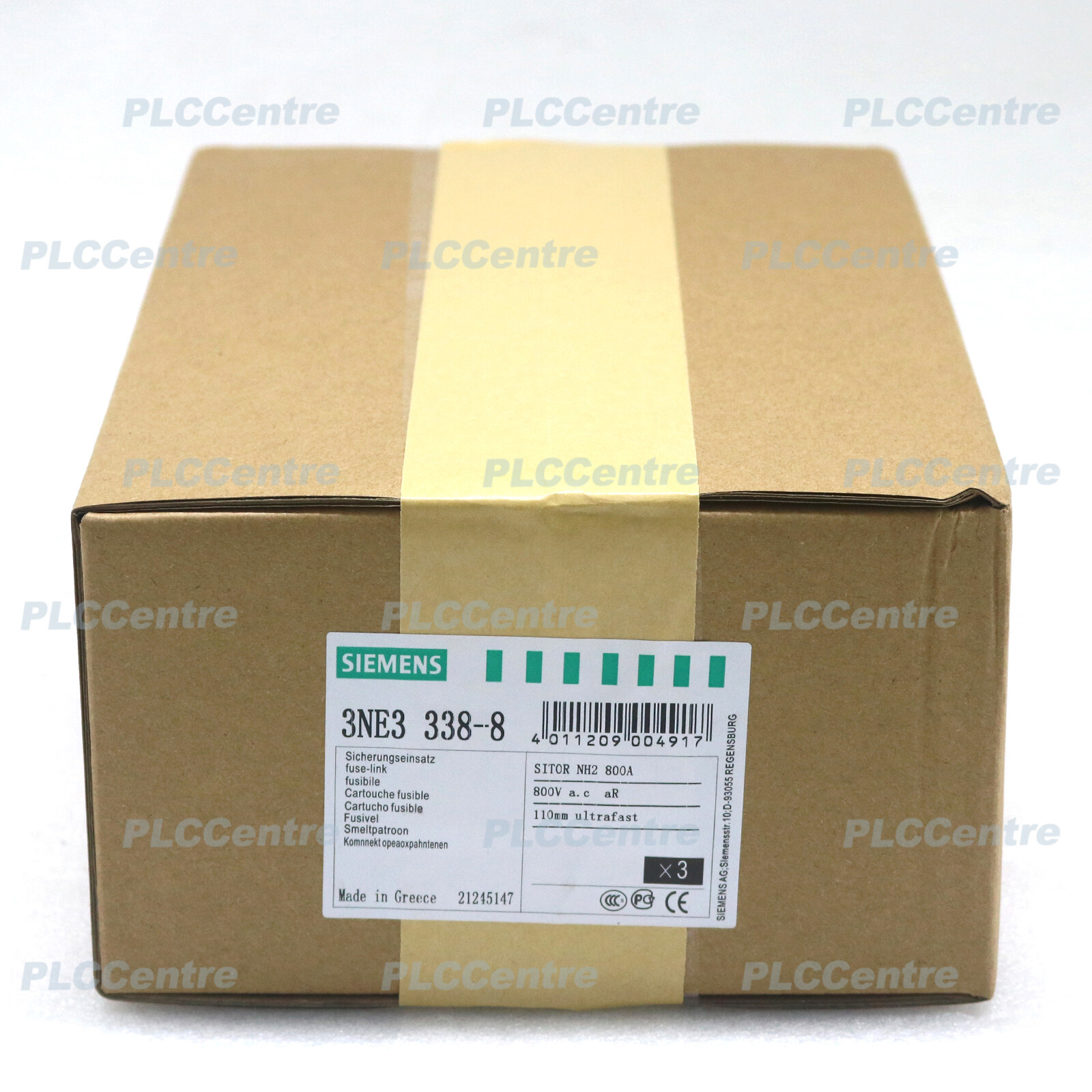 3PCS/Box New SIEMENS 3NE3338-8 3NE3 338-8 800A 800Vac 50KA SPOT STOCK ...