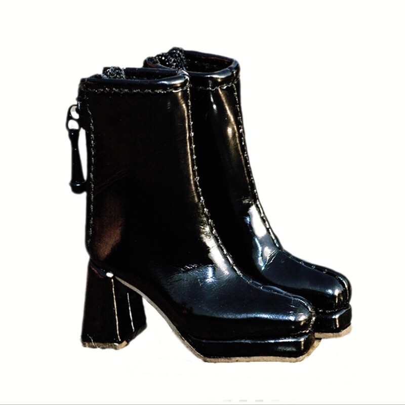 Black Shoes for 1/6 Worldbox AT201 202 Tbleague Phicen Auction figure ...