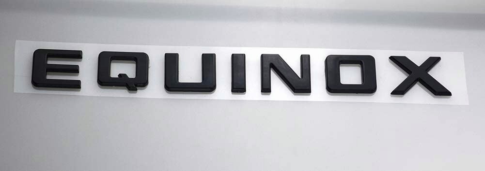 1x Fits EQUINOX Emblem Letter Badge GM A 23299758 Gloss Black | eBay