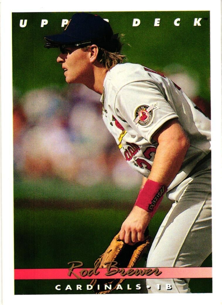 1993 UPPER DECK ROD BREWER #381 CARD $0.99 VALUE BOX | eBay