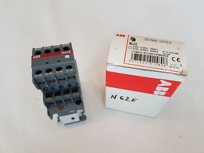 ABB Contactor Relay 1SBH141001R8062 N62E 230-240VAC 50/60 Hz NEW BNIB ...