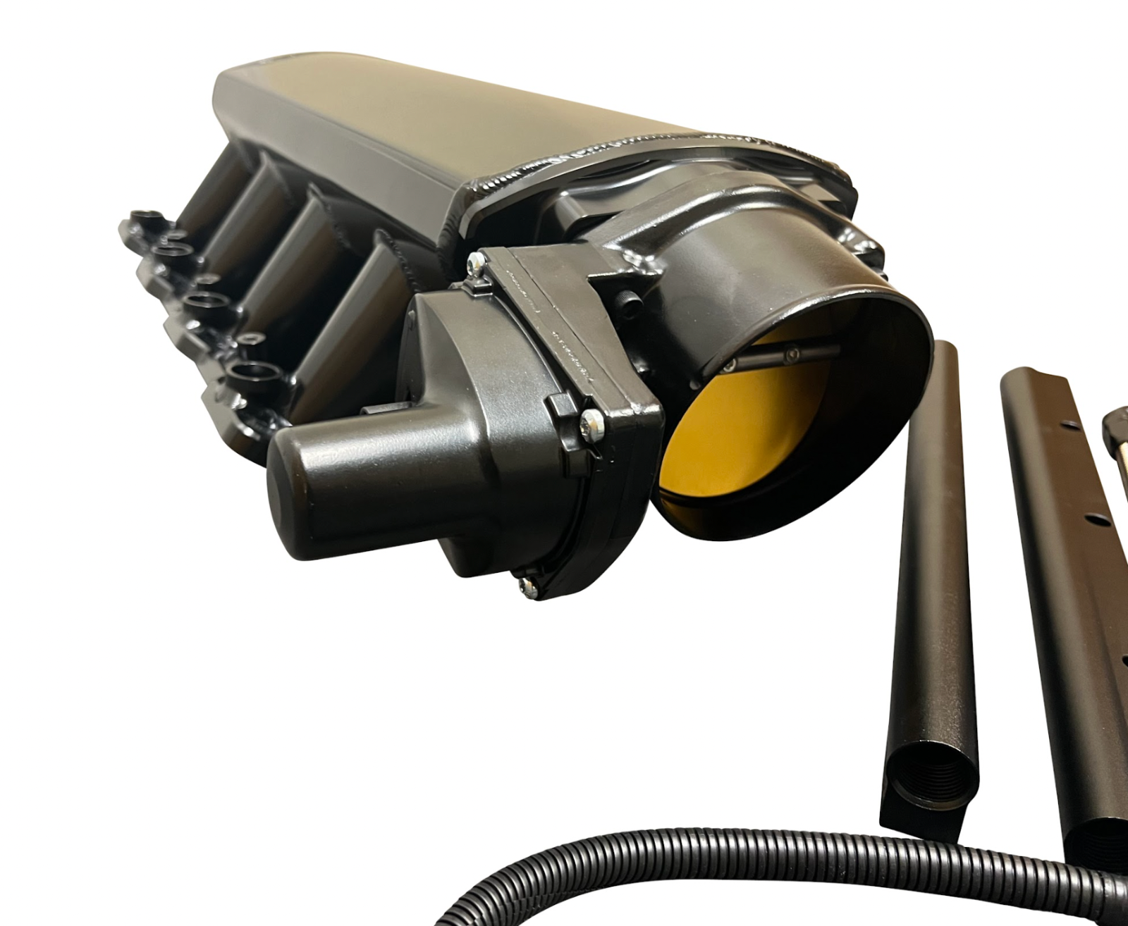 LS Low Profile Metal Fabricated Intake Manifold DBW LS1 LS2 LS6 92mm ...