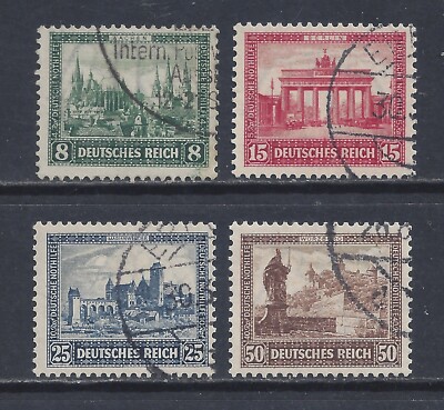 Germany 1930 complete set single stamps from IPOSTA s/s used, $ 672.00 ...