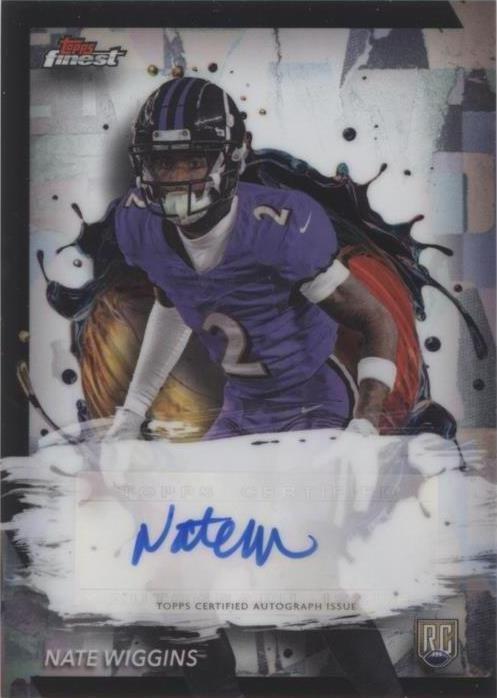 2024 Topps Finest - Rookie Finest Autographs Nate Wiggins #RFA-NW (AU ...