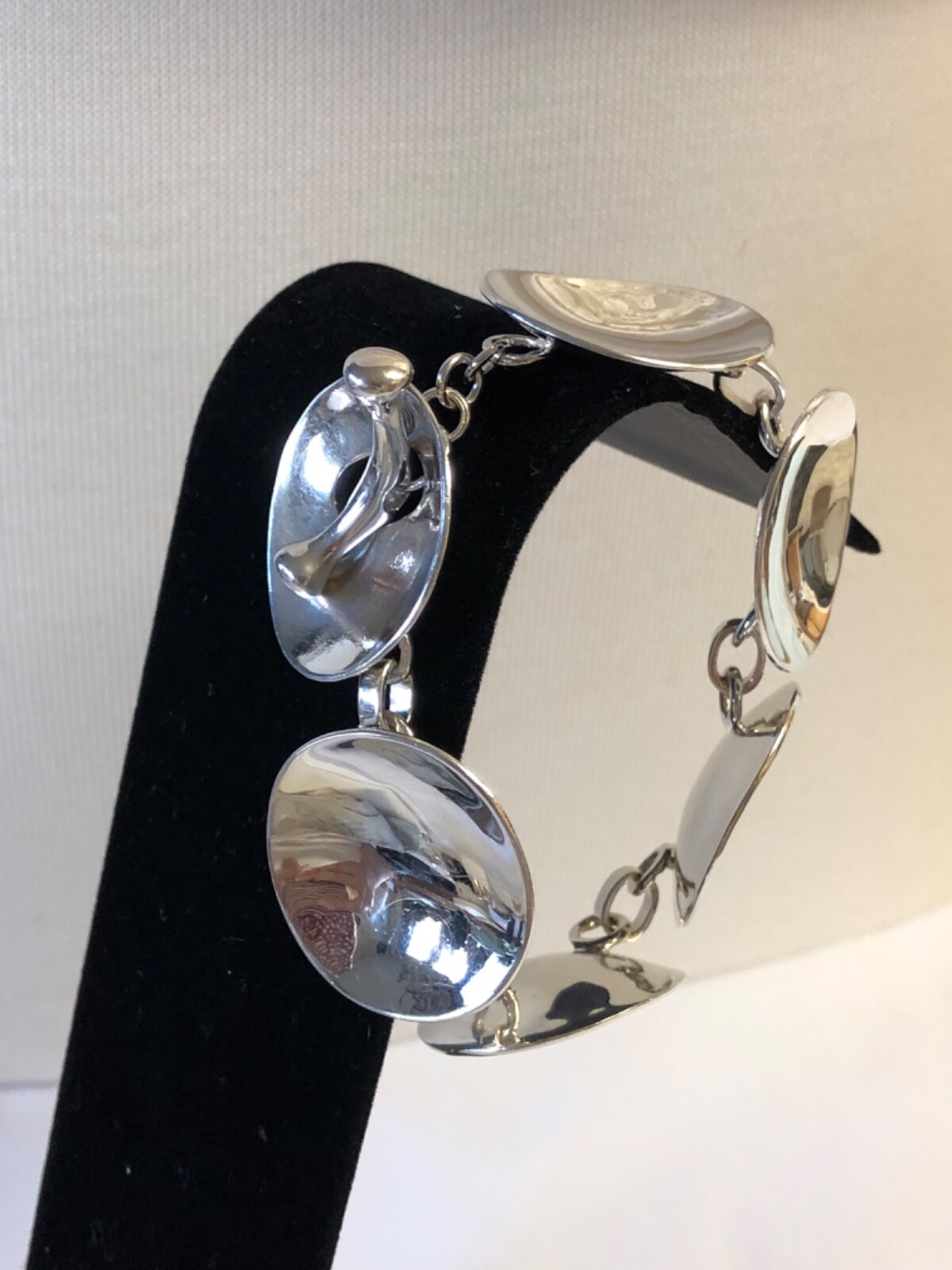 RLM Studio Sterling Silver 925 Round Concave Disk Lin… - Gem