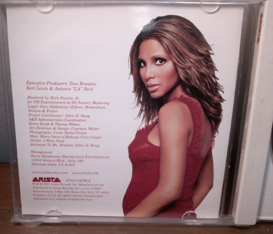 Toni Braxton! ~Snowflakes! ~CD! ~11 Tracks! ~R&B! ~2001! ~Plus 2 Bonus ...