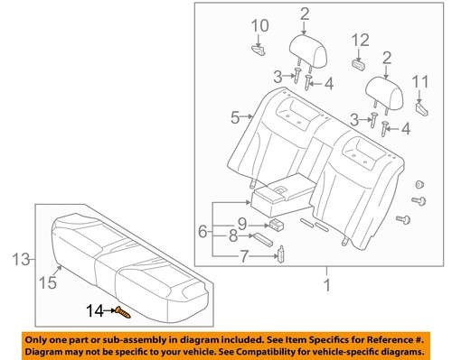 KIA OEM 04-06 Amanti Rear Seat-Cushion Assembly Clip 8862711201 | eBay