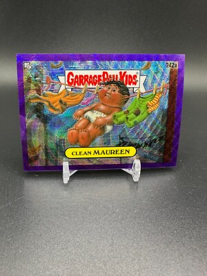 2023 Garbage Pail Kids Chrome Series 6 Purple Wave #242a Clean Maureen ...