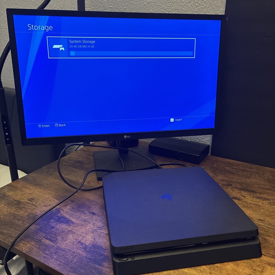 Sony PlayStation 4 Slim CUH-2215B 1TB HDD PS4 Game Console Only with ...