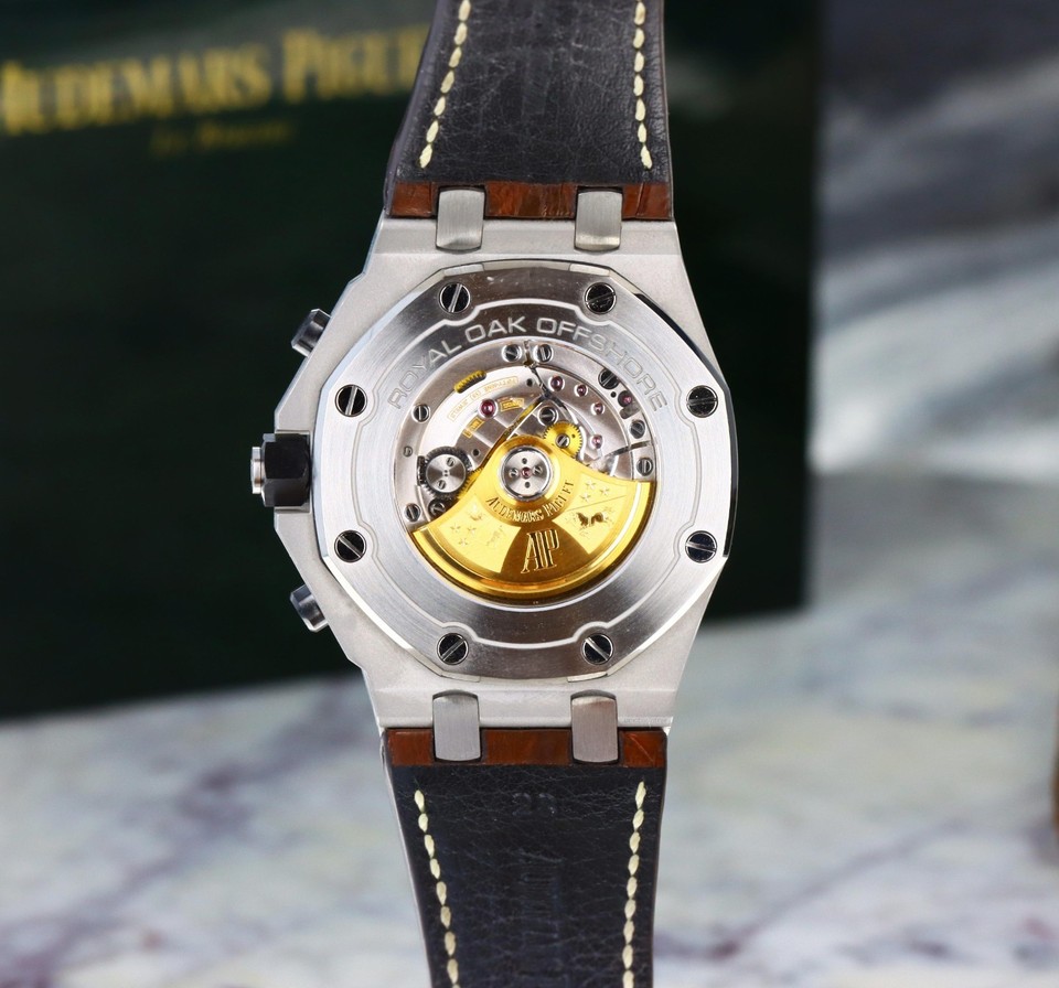 AP Offshore 42mm Chronograph 'Safari' Ivory Dial - Steel, 26470ST.OO ...