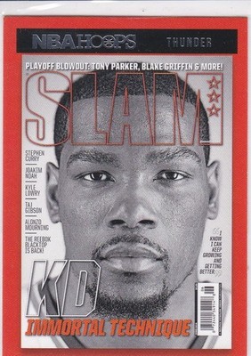 KEVIN DURANT 2020/21 NBA Hoops Basketball SLAM MAGAZINE #13 Card ...