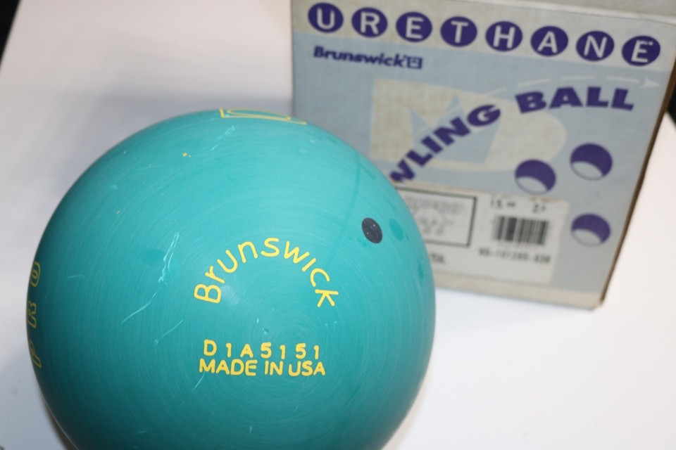 Brunswick Rhino Pro Teal Undrilled 15.96 lb Bowling Ball in Box | eBay