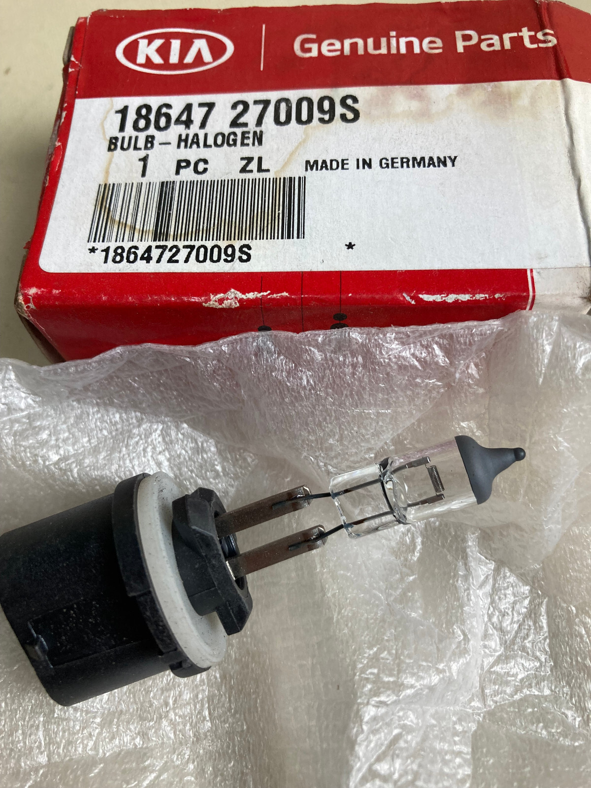 GENUINE KIA HYUNDAI OEM 18647 270095 BULB HALOGEN | eBay