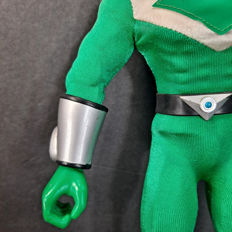 Power Rangers Time Force Talking Ultra Ranger Green 12" Figure Bandai ...
