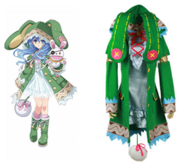 Date A Live Yoshino Green Rabbit UniformCosplay Costume Custom {FKJTY ...