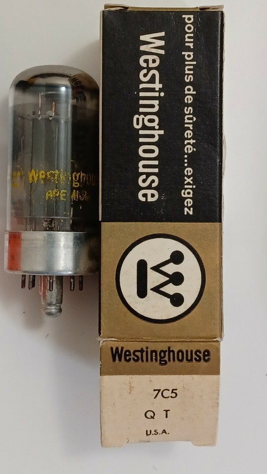 7C5 NOS vacuum tube Westinghouse Canada 12 watt beam-power | eBay
