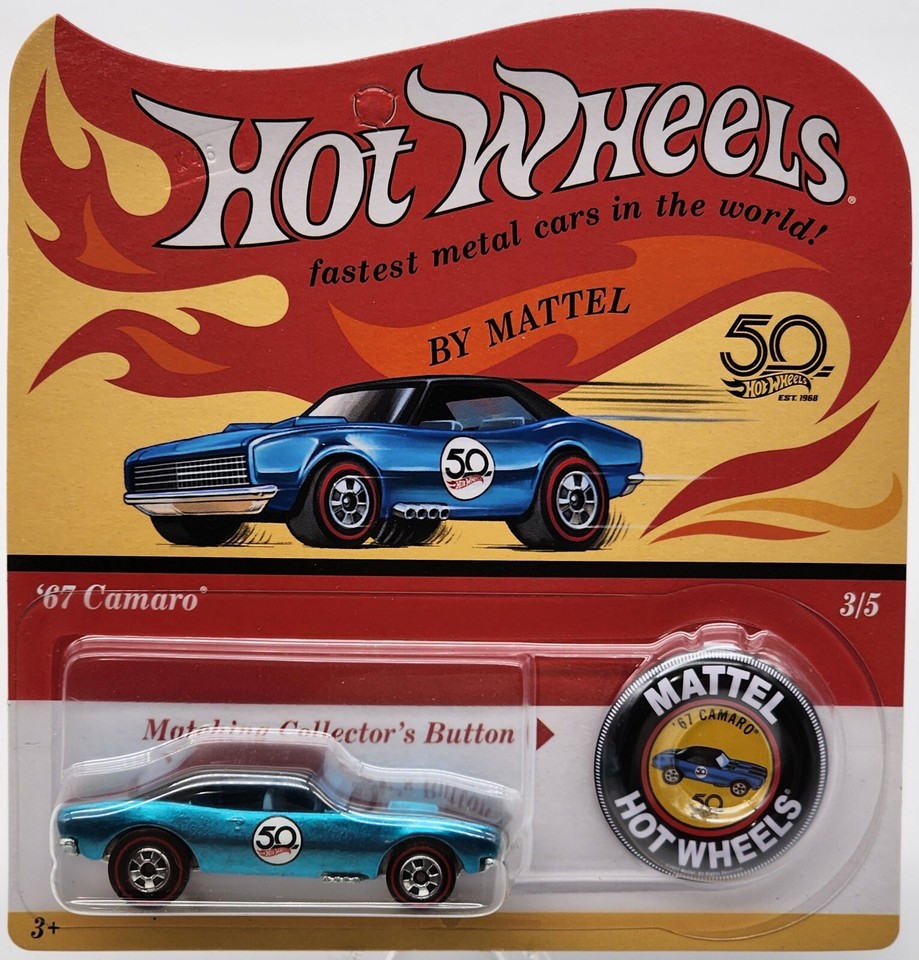 HOT WHEELS 2018 50th ANNIVERSARY SPECIAL ED SPECTRAFLAME BLUE 1967 ...