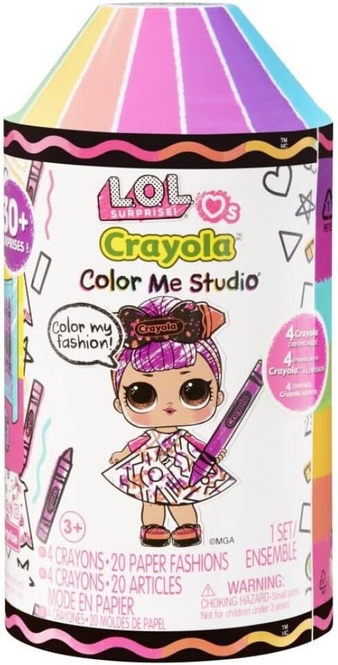 NEW LOL Surprise LOVES Crayola COLOR ME STUDIO LIMITED EDITION 30 ...